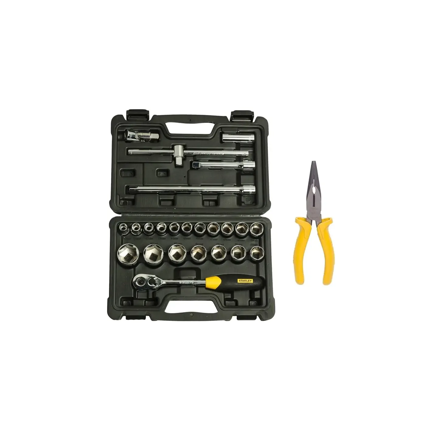 Buy Stanley 1/2 Dr 26 Pcs Pear Head Ratchet Set Met Online