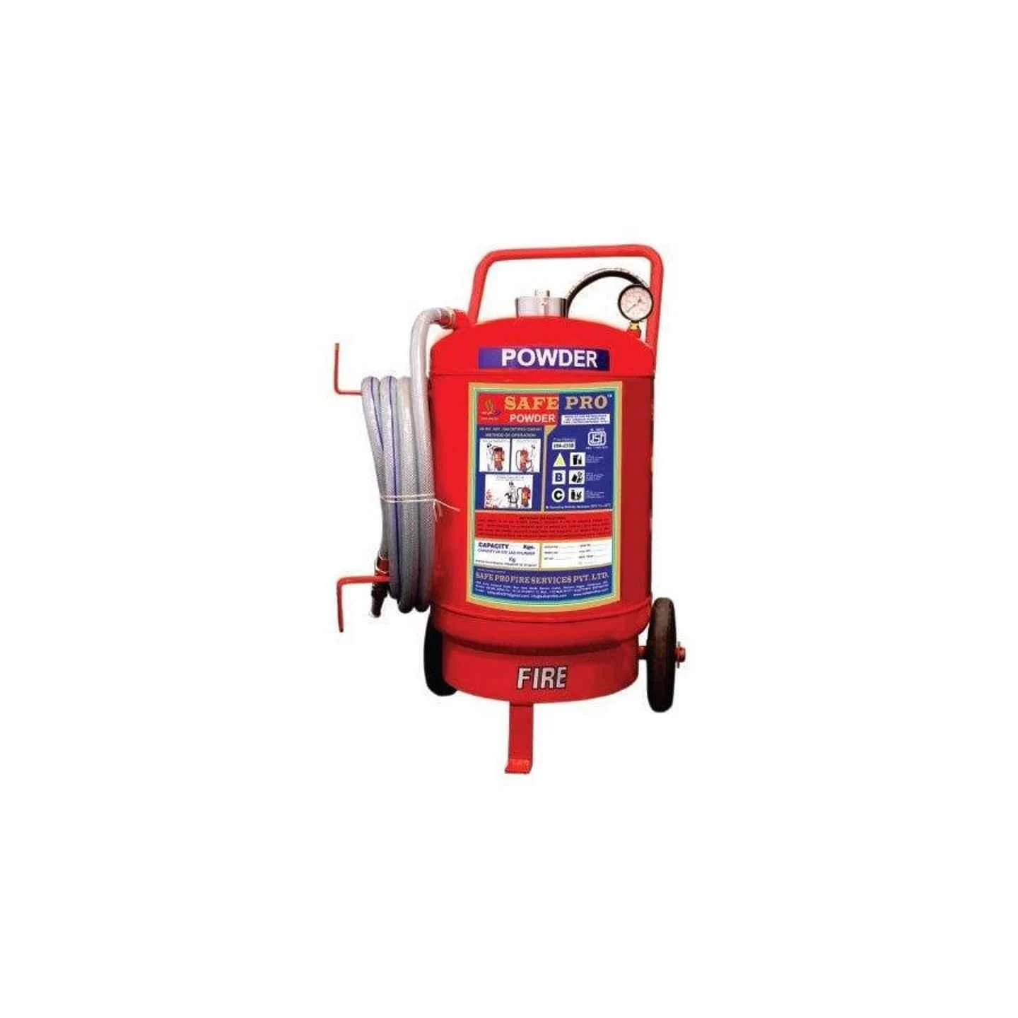 Buy Safe Pro ABC Trolley DCP Fire Extinguisher at best prices