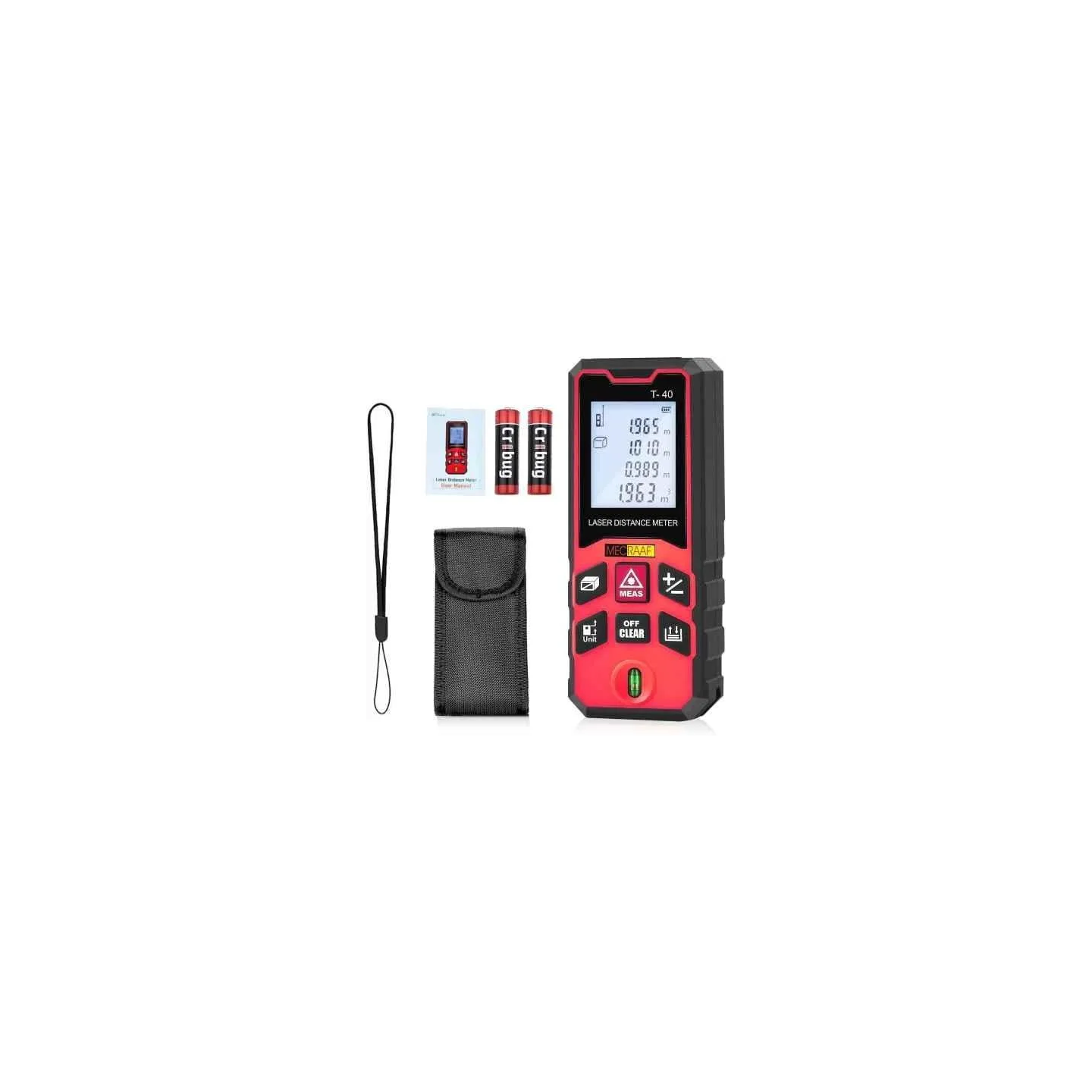 Buy MECRAAF 0.05-40m Laser Distance Measuring Meter online
