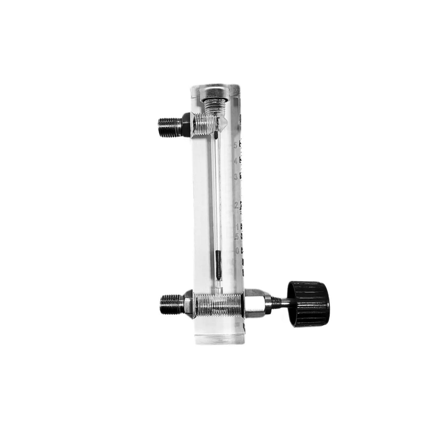 Acrylic Tube Rotameter for Air 0-5 LPM, 1/4" BSP(M) | Flow Meter for ...
