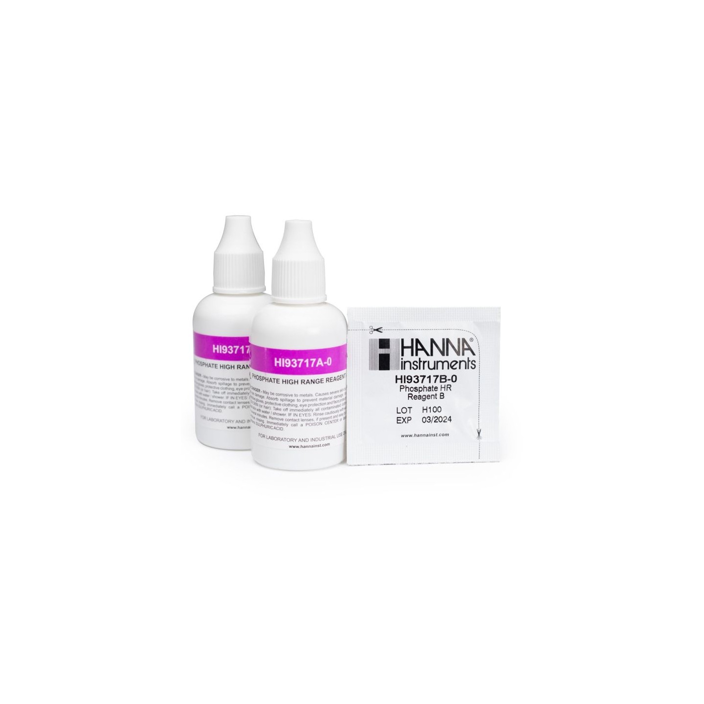 Phosphate HR Reagents HI93717-01, 100 Tests, Colorimetric, Laboratory ...