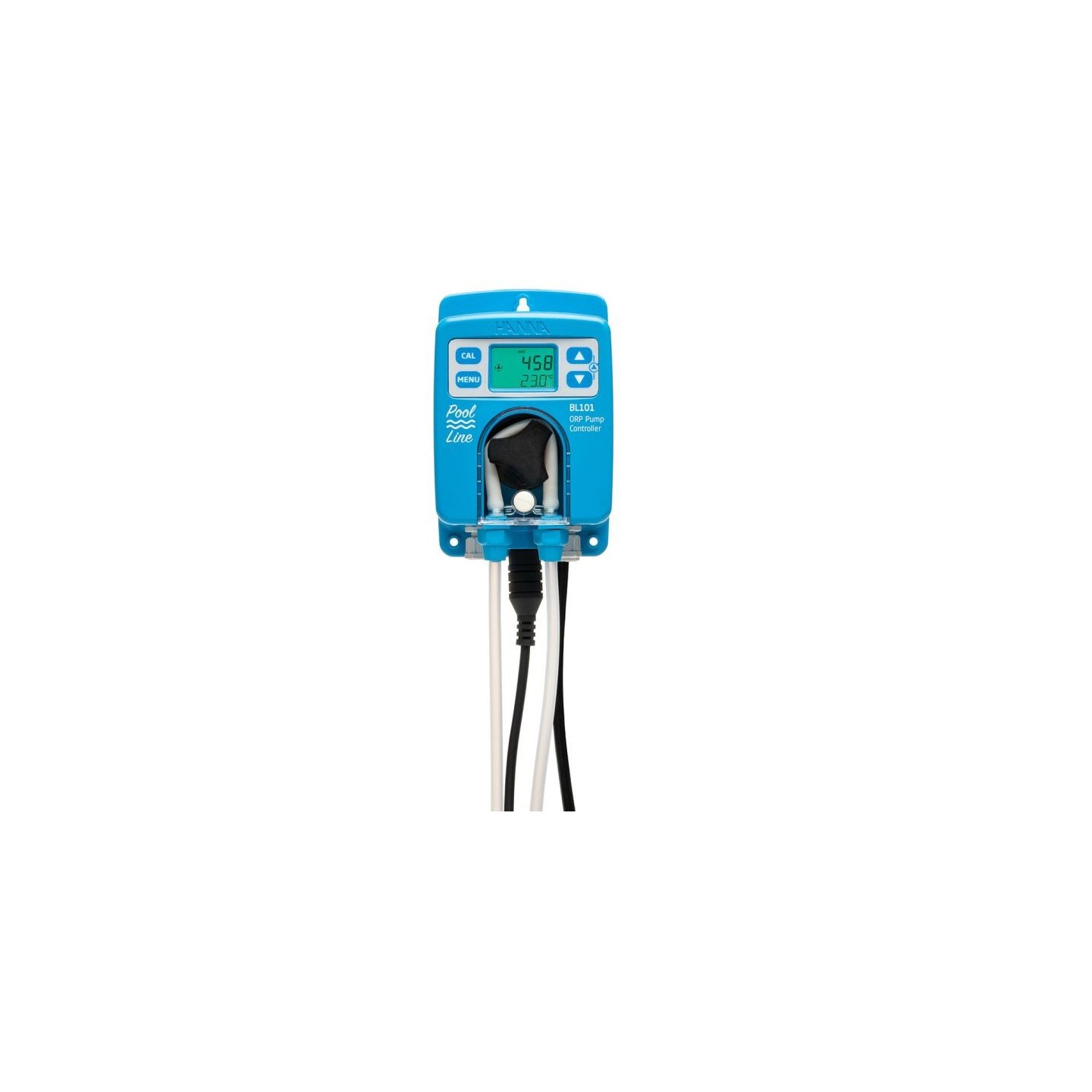 Pool Line BL101 ORP Controller and Dosing Pump, Panel Mounted Flow Cell ...