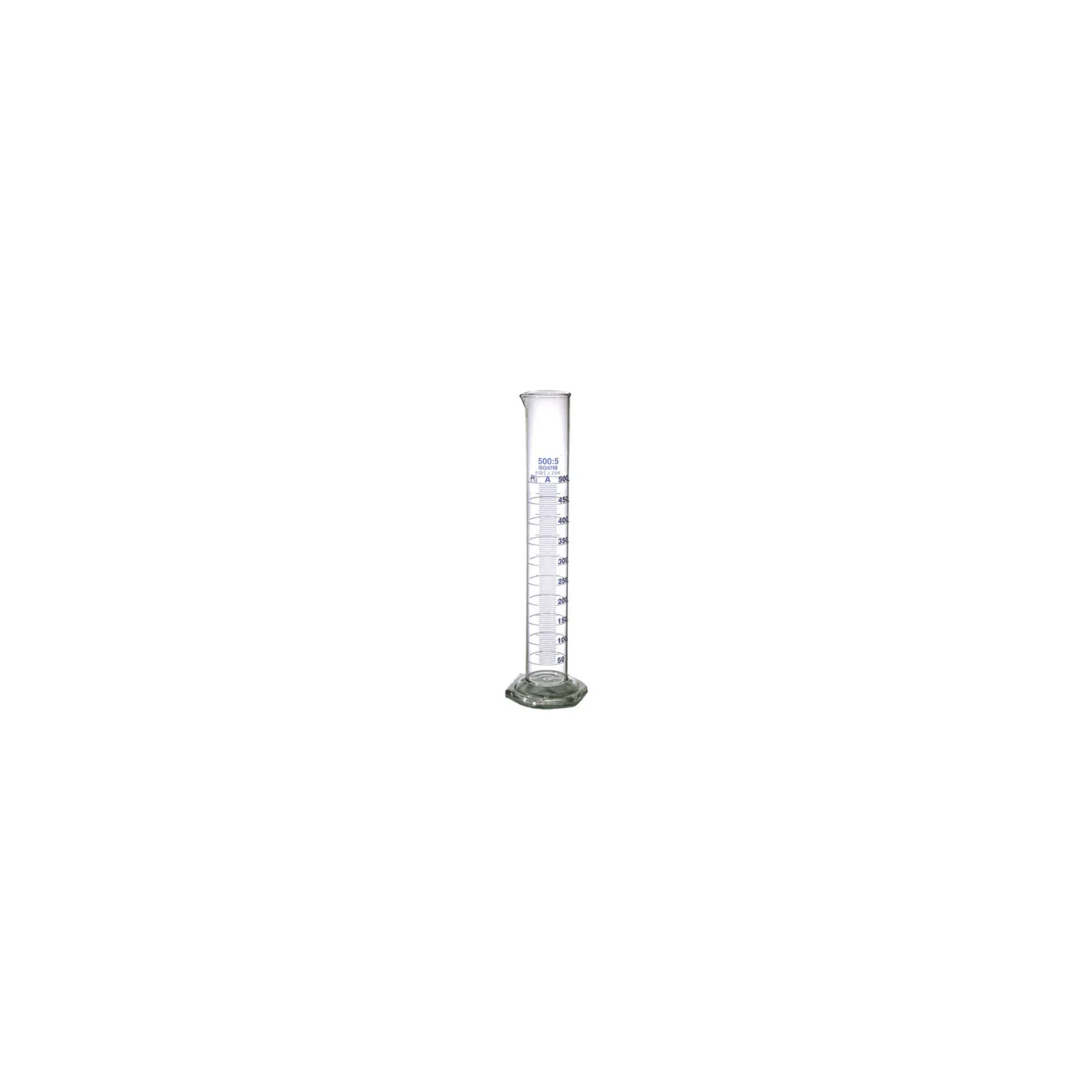 Buy Measuring Cylinder With Hexagonal Base 500ml at best price