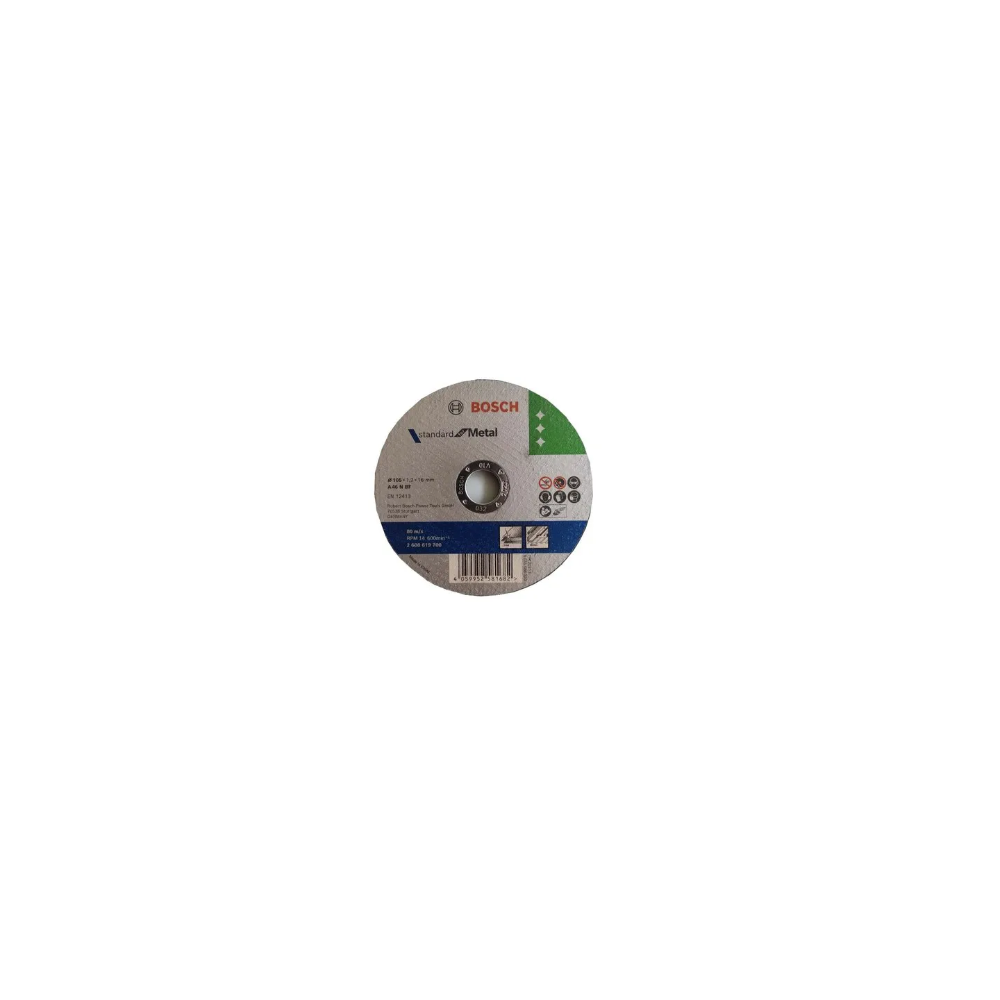 Buy Bosch Green Metal Cutting Disc 4 inch at best price India