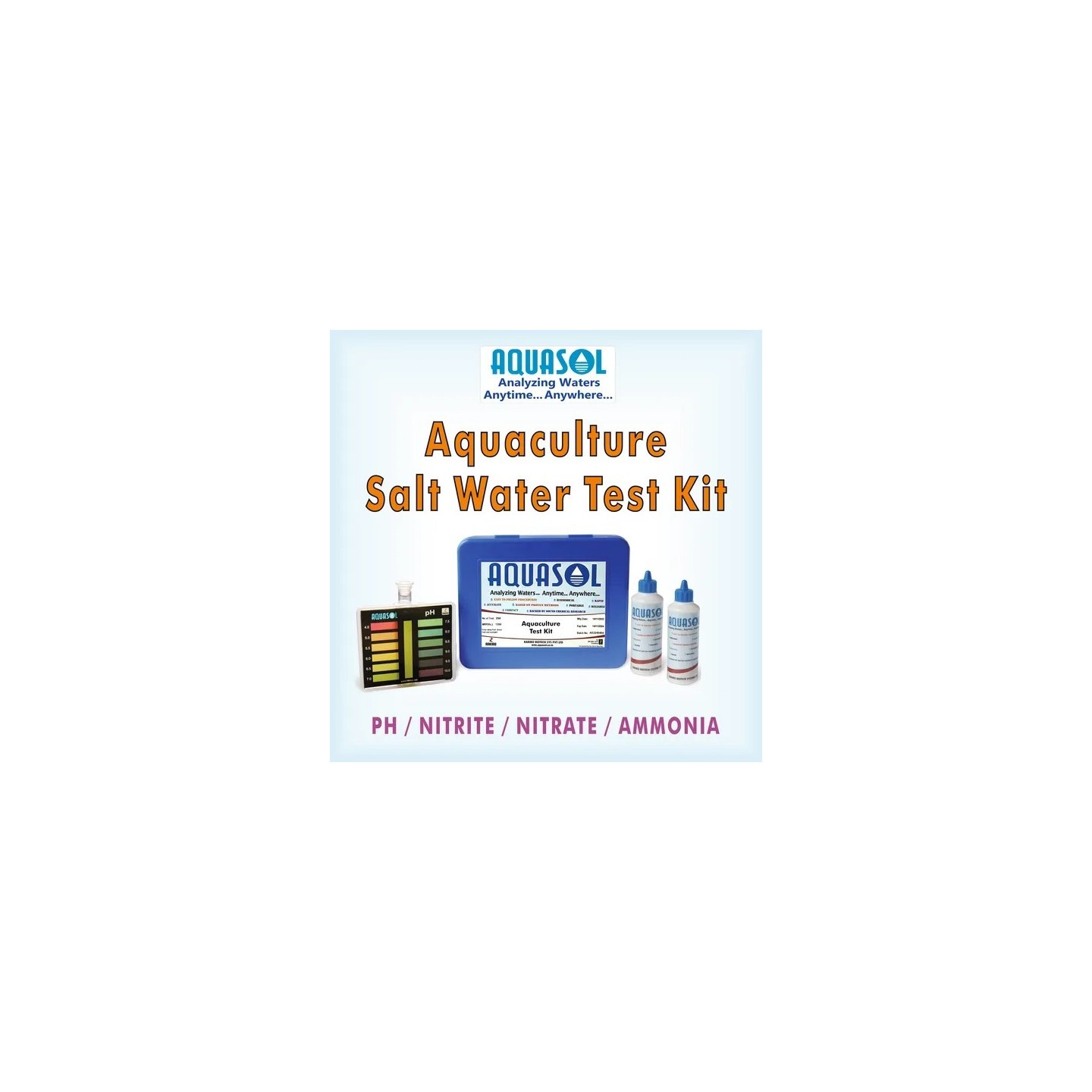 Buy Aquasol Aquaculture Salt Water Test Kit AE108S online