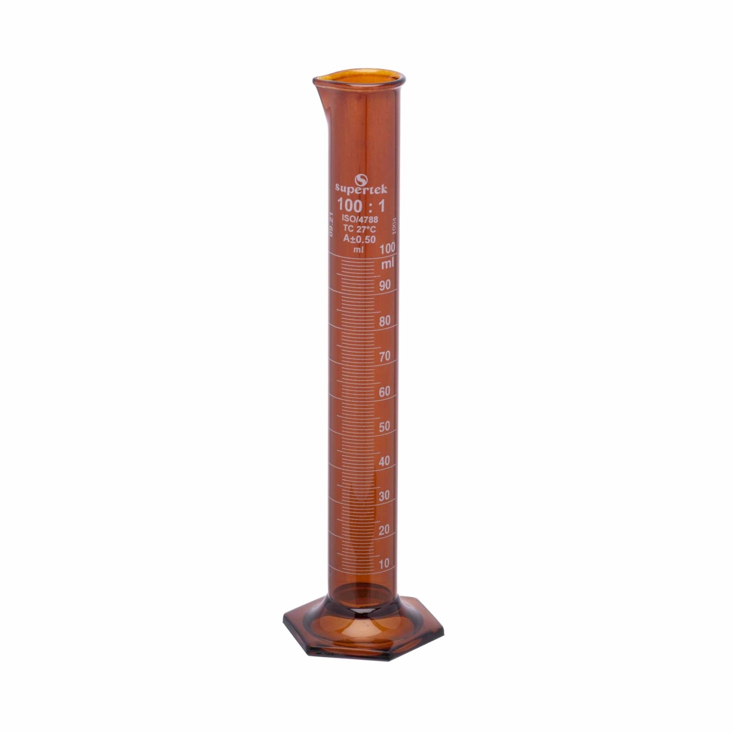 Buy Amber Colour Measuring Cylinders at lowest price in India