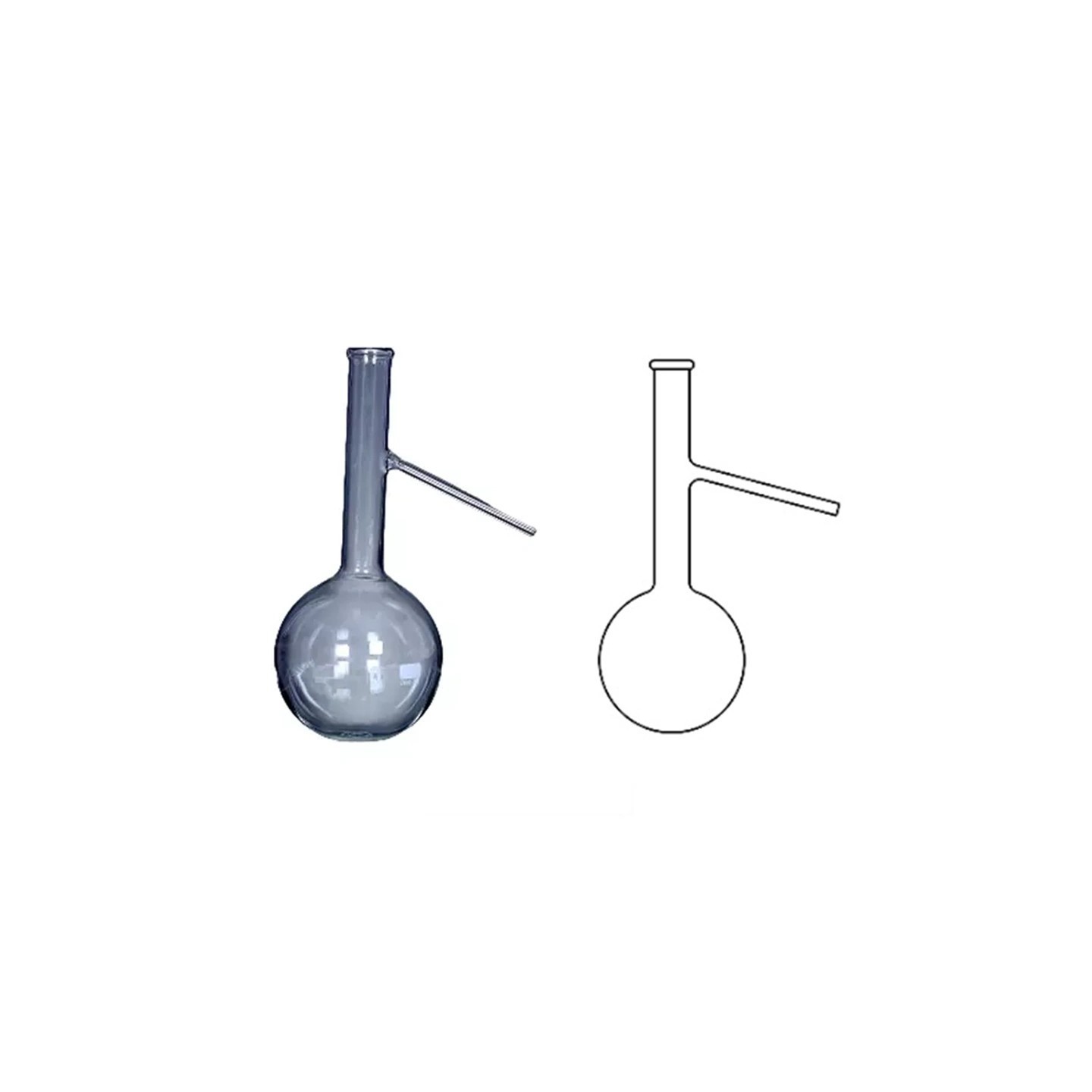 Buy Flasks Distillation With Side Tube At Angle for lab