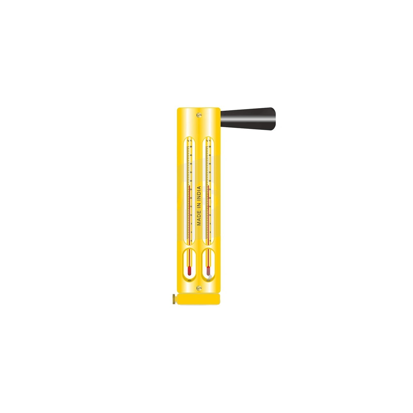 Buy Psychrometer Whirling Hygrometer in Plastic Frame for Lab Use