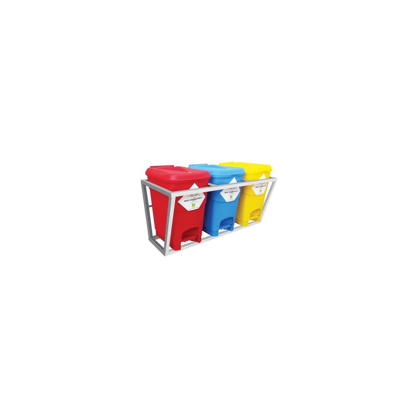 Buy Waste Segregation Bins 15 Litre WST 3/15 M.S. at best price
