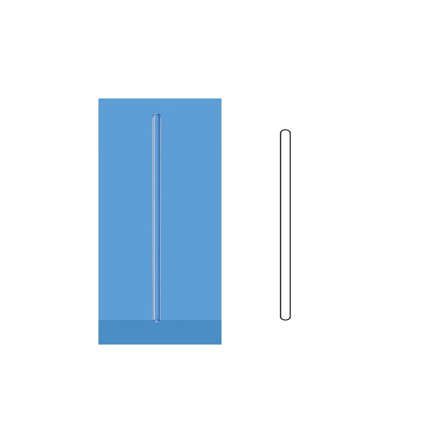 Buy Borosil 7 x 150 (mm) Glass Stirrer Rod 9850107 online